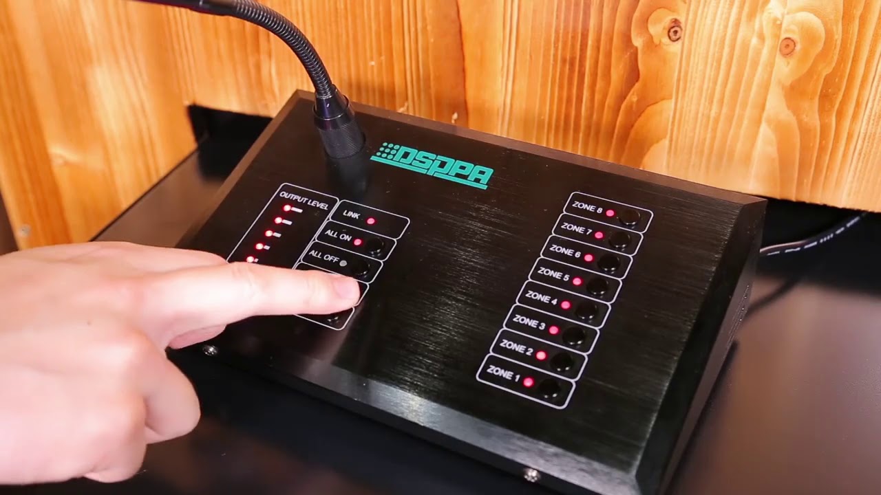 DSPPA | MAG808 Audio Matrix PA System Display - YouTube