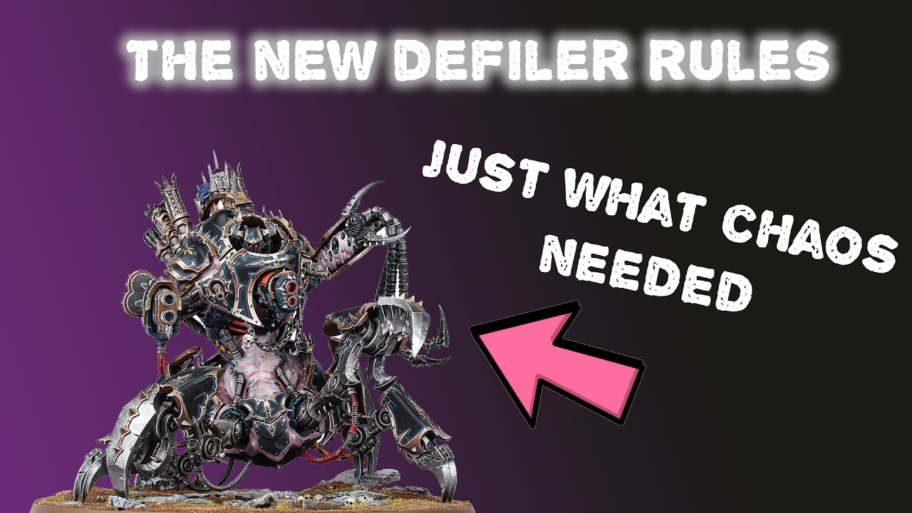 The new Chaos Defiler has so many guns! - 40K Datasheet review and ...