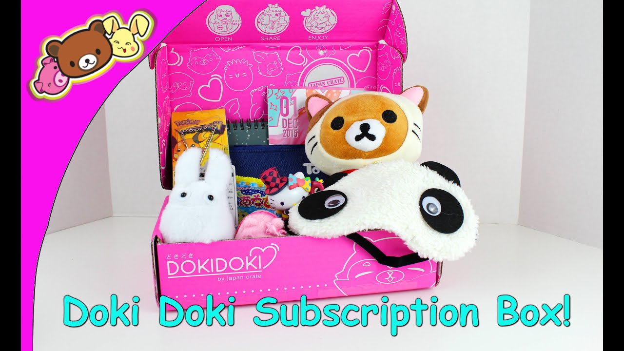 Doki Doki Kawaii Subscription Box! - December 2015 - YouTube