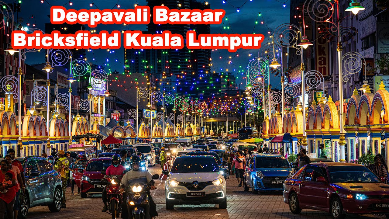Brickfields Deepavali Bazaar 2022 , Little India, Malaysia. Walking tour - YouTube