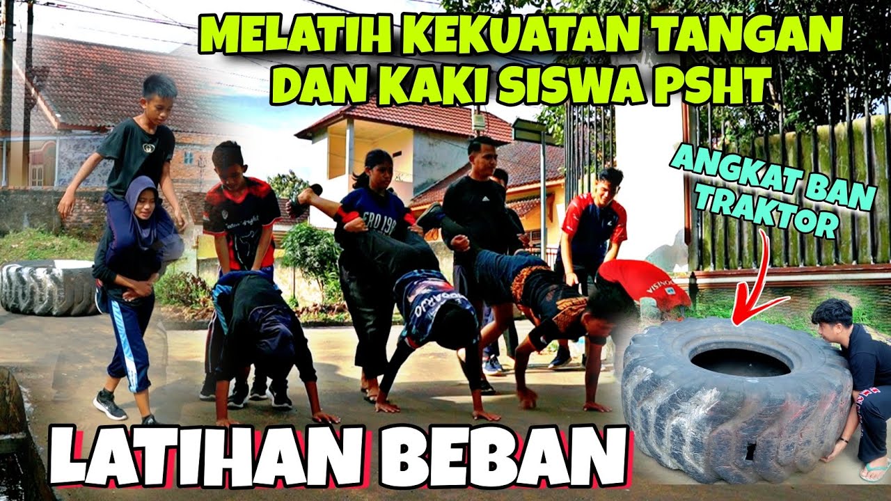 Penting !! Melatih kekuatan Tangan dan Kaki | Latihan Beban atlet PSHT ...