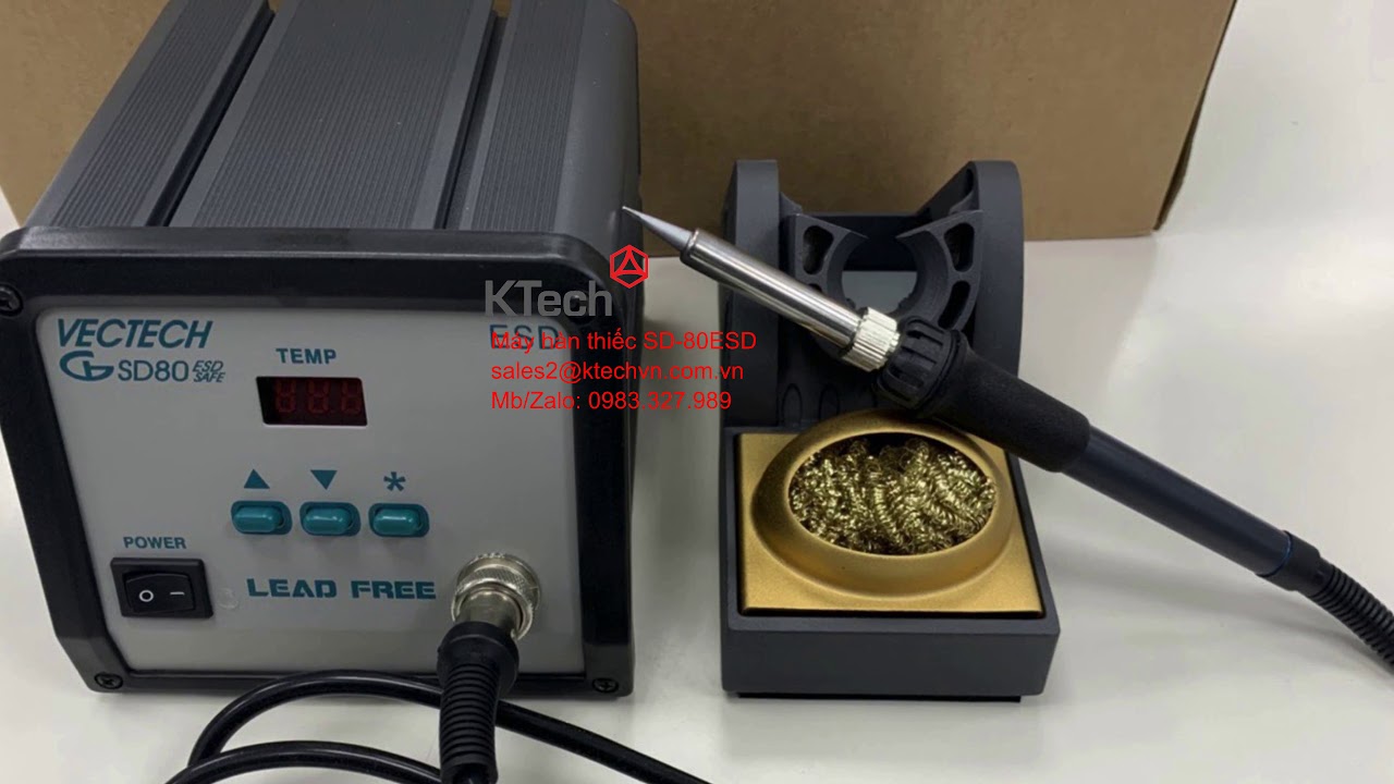 máy hàn SD-80ESD (VECTECH) - YouTube