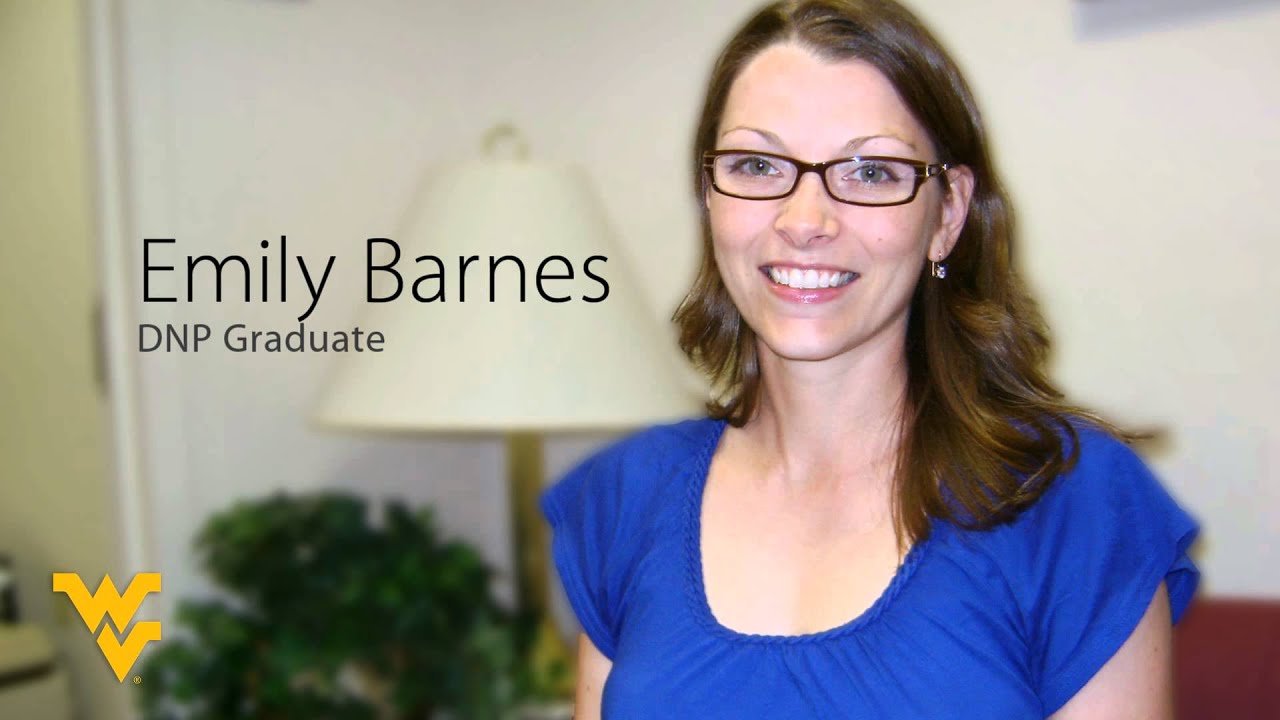 Emily Barnes, Online DNP Graduate, West Virginia University - YouTube