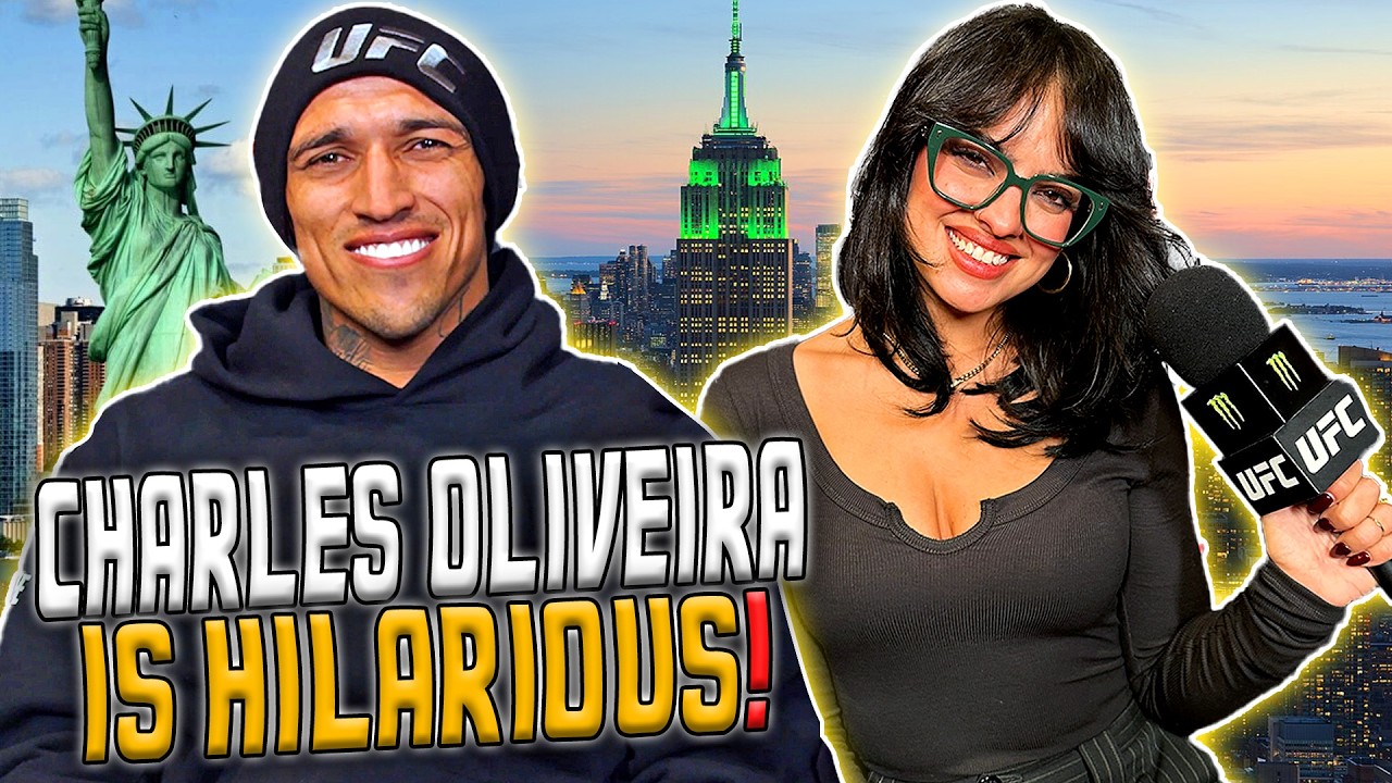 THIS is WHY everyone loves CHARLES OLIVEIRA LOL | UFC 309 - YouTube