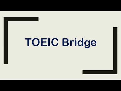 TOEIC Bridge part1 - YouTube