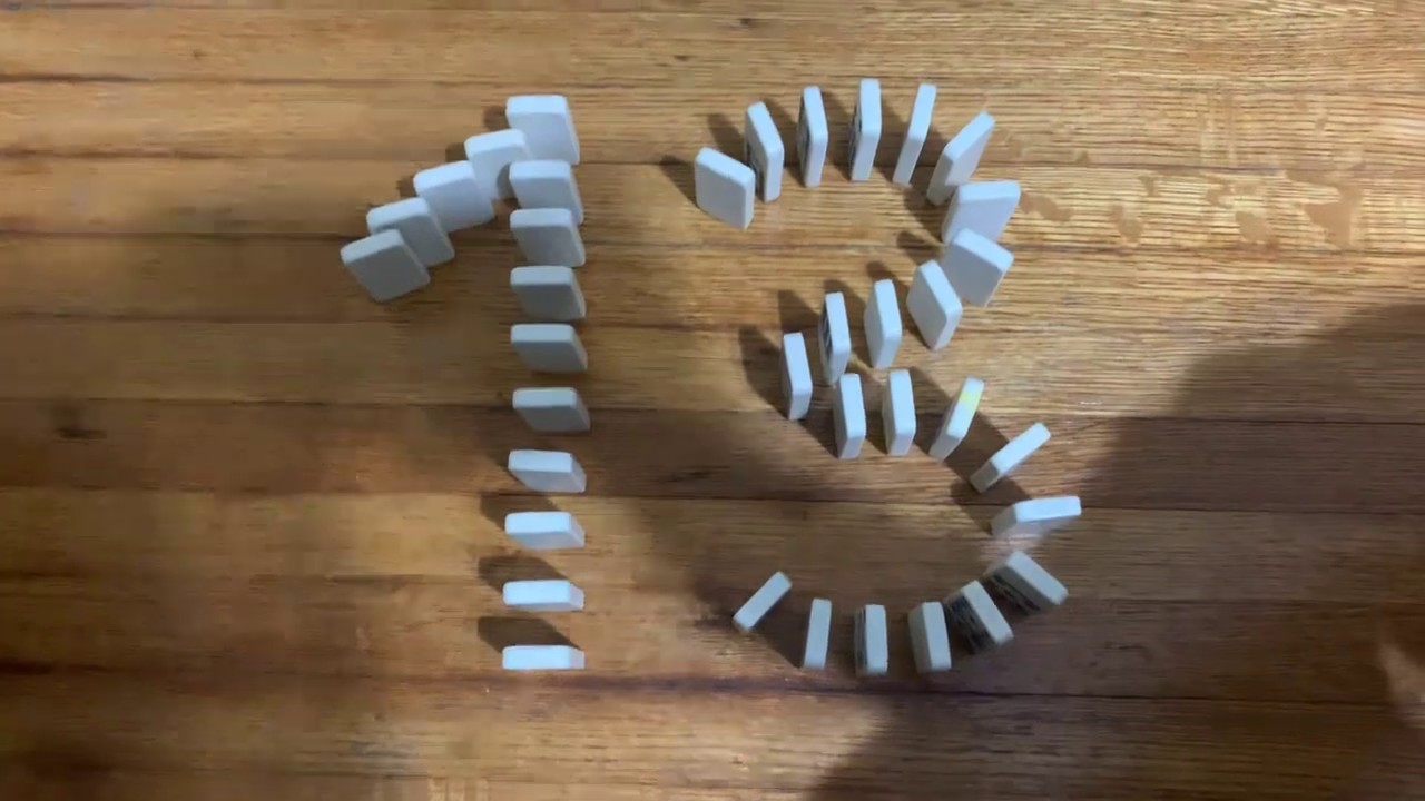 Number Dominoes - Number 13 - YouTube