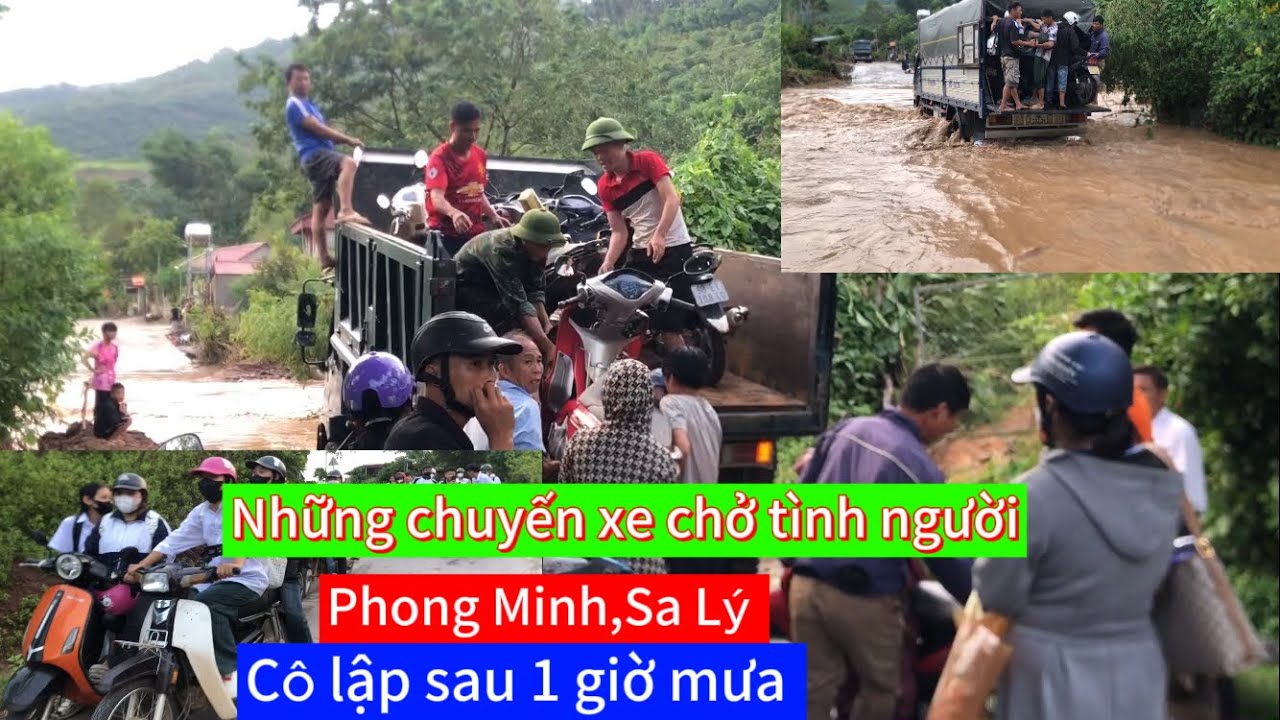 Sau bão Yagi liên tiếp là những ngày cô lập của hai xã Phong Minh Và Sa Lý ,huyện Lục Ngạn ...
