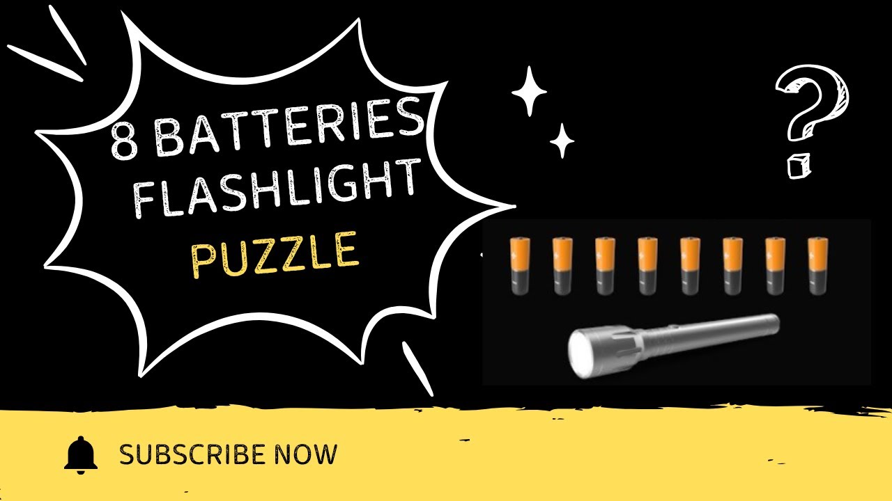The 8 Battery Flashlight Puzzle That Blowed My Mind! 🤯 - YouTube
