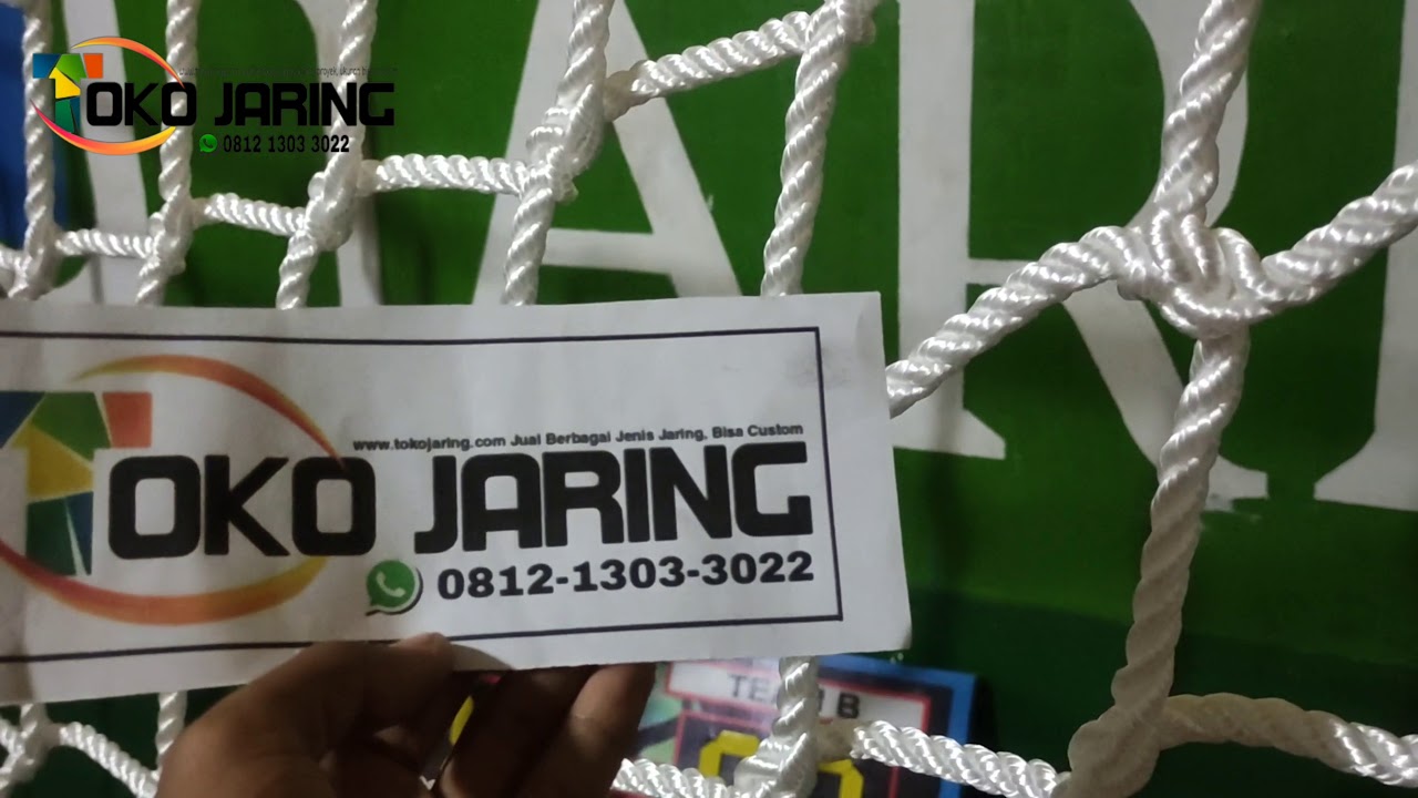 Jual jaring nylon pengaman toko jaring murah - YouTube