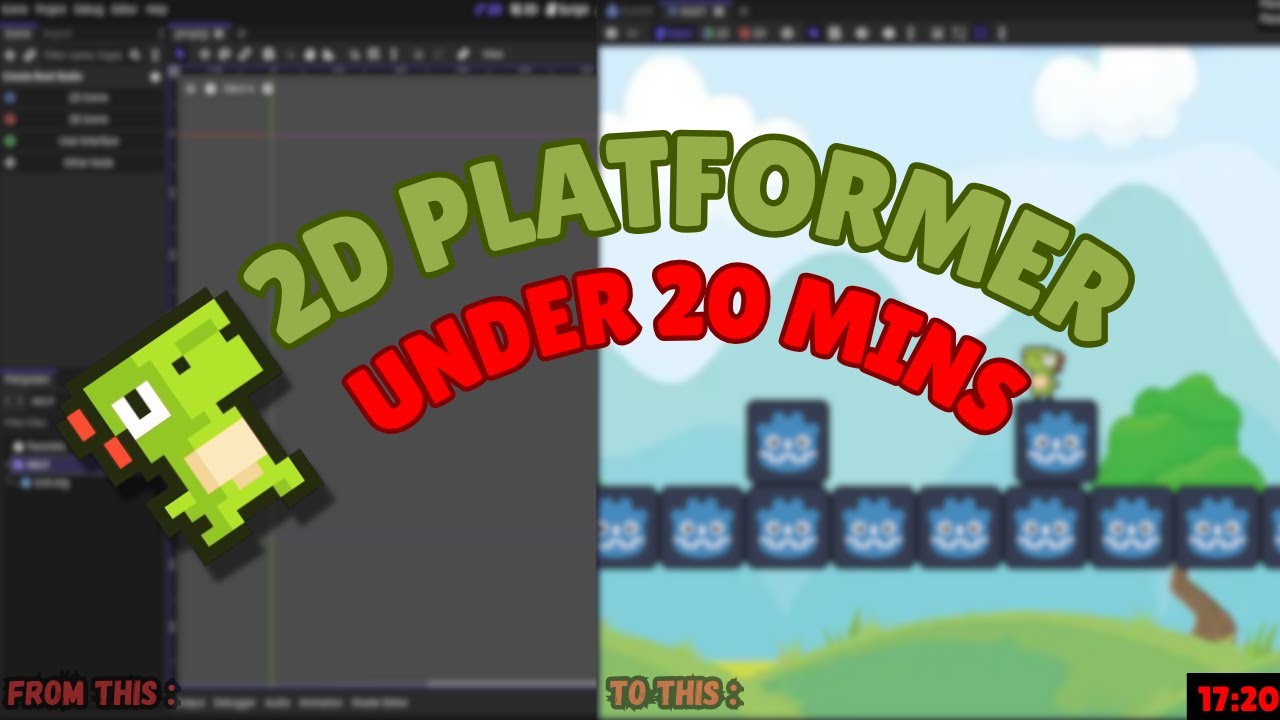 I Built a 2D Platformer in JUST 20 Minutes🎮⏱️ - YouTube