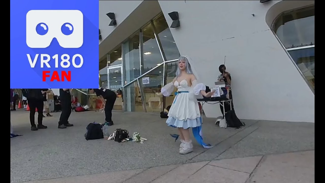 (3D VR180)2023,04 Cosplay -The dancing girl - YouTube