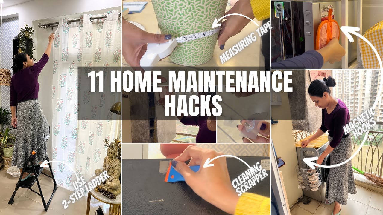11 NEW & AMAZING Home Maintenance Hacks | 11 Great Home Maintenance ...