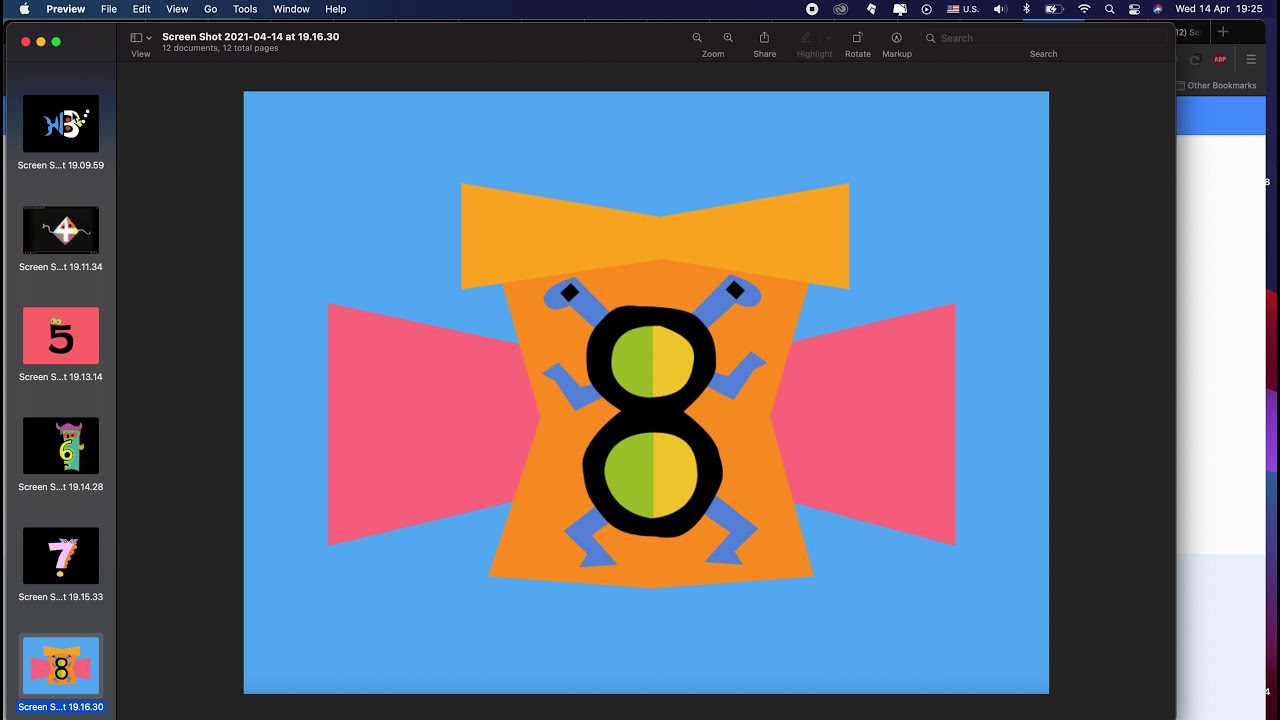 Abstract Count 1 to 12 - YouTube