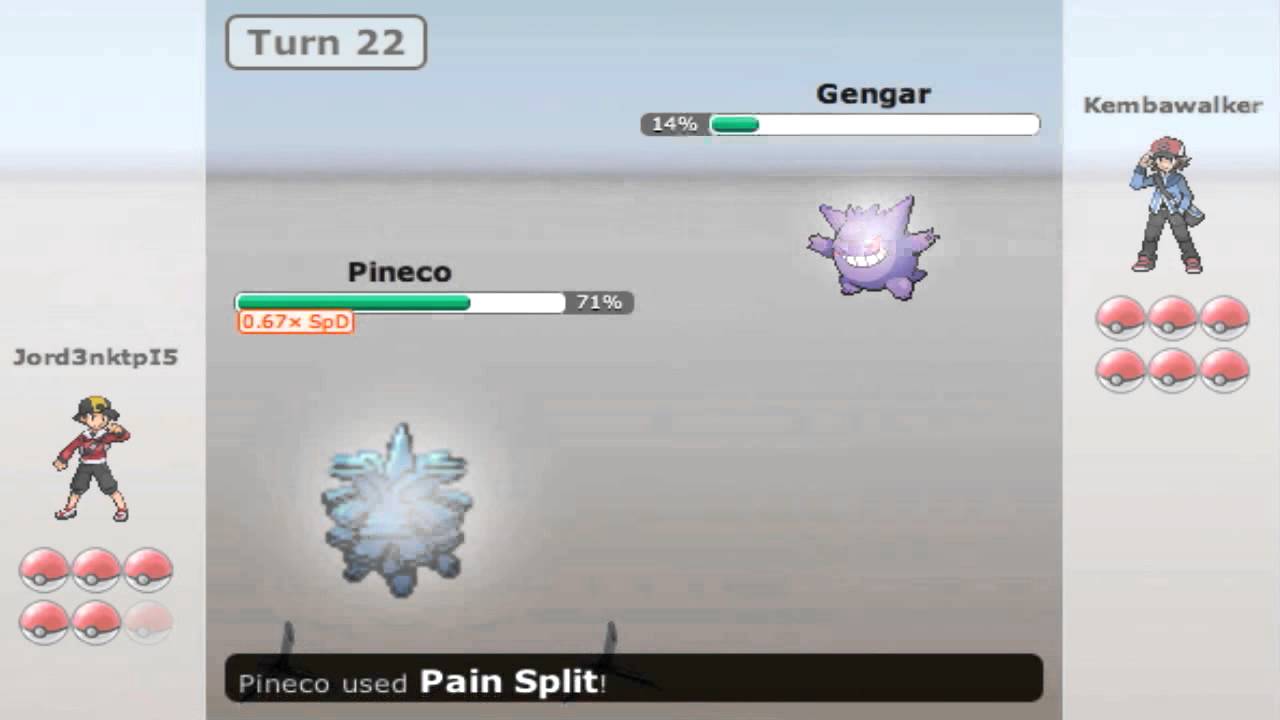 Pokemon Online Battle 22; OU tier (level one team vs. level 100 team ...