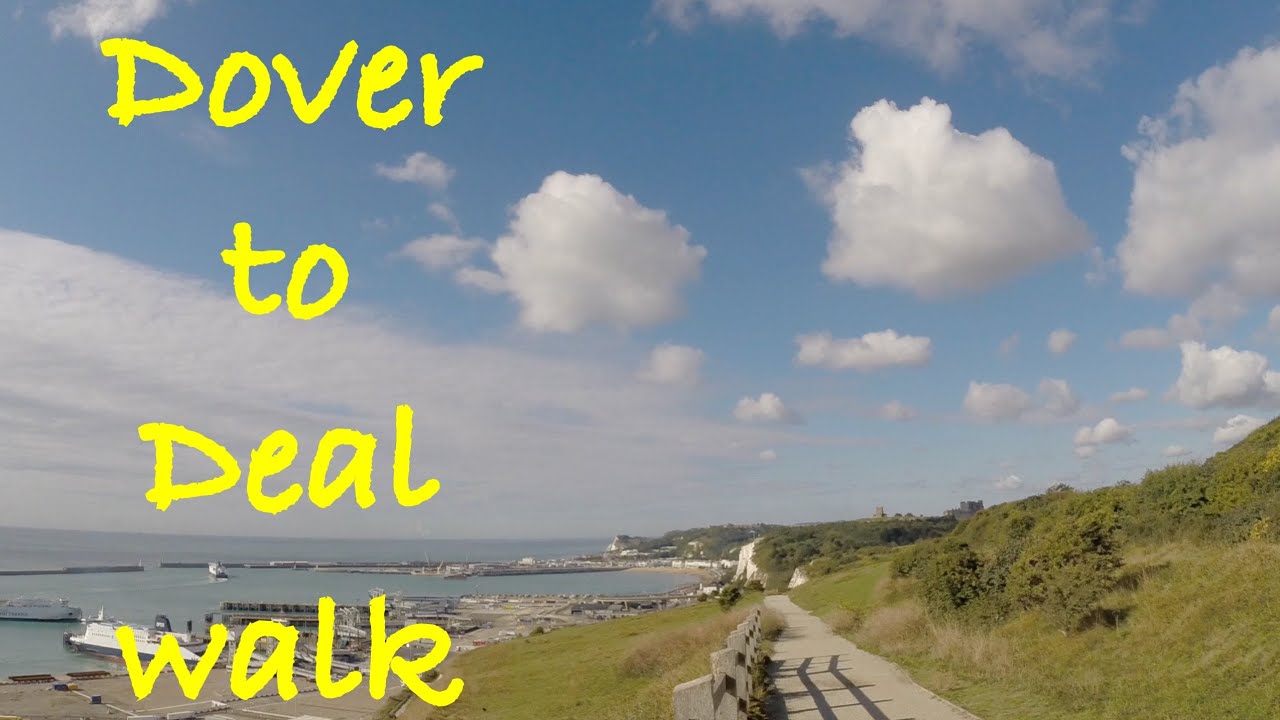Dover to Deal walk. Return journey by train. Total 20km journey on foot ...