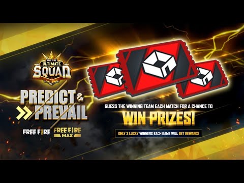 Free fire ultimate square predict & prevail win prizes! - YouTube