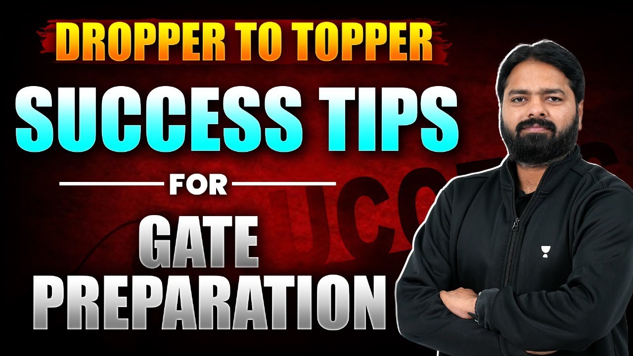 Dropper To Topper | Success Tips For GATE Preparation - YouTube