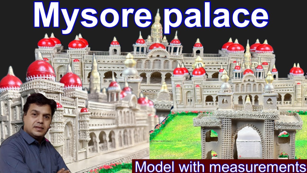 मैसूर पैलेस का मॉडल || mysore palace model for school project || mysore ...