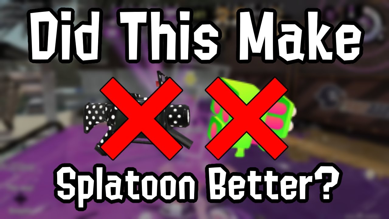 Did These Tournament WEAPON BANS Make Splatoon 2 Fun? - YouTube