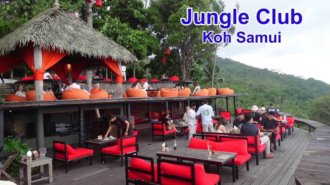 Jungle Club Koh Samui, Eating Delicious Fried Fish on The of a Mountain ...