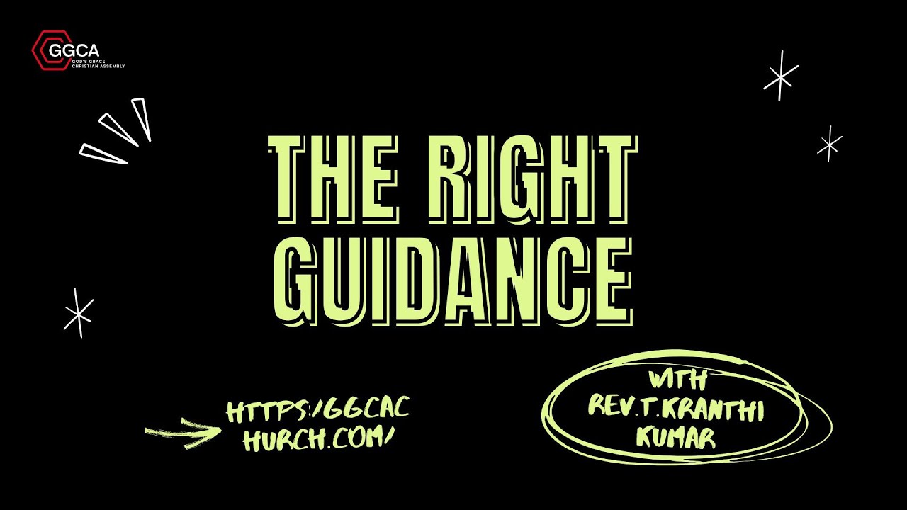 The Right Guidance for Success in Life - YouTube