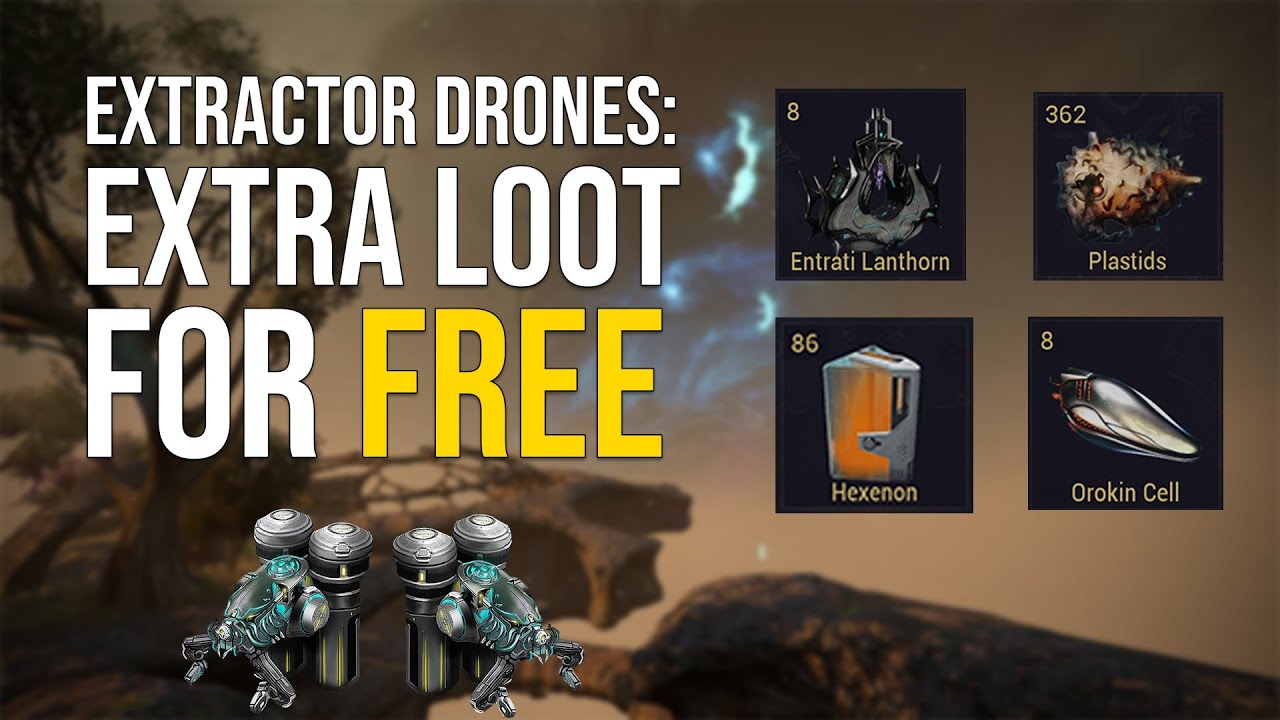 Extractor Drones Let You Farm Resources While ASLEEP! | Warframe - YouTube