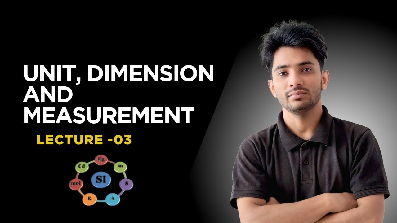Unit, Dimension and measurement -All concepts(Lecture-3)||Physics||By ...
