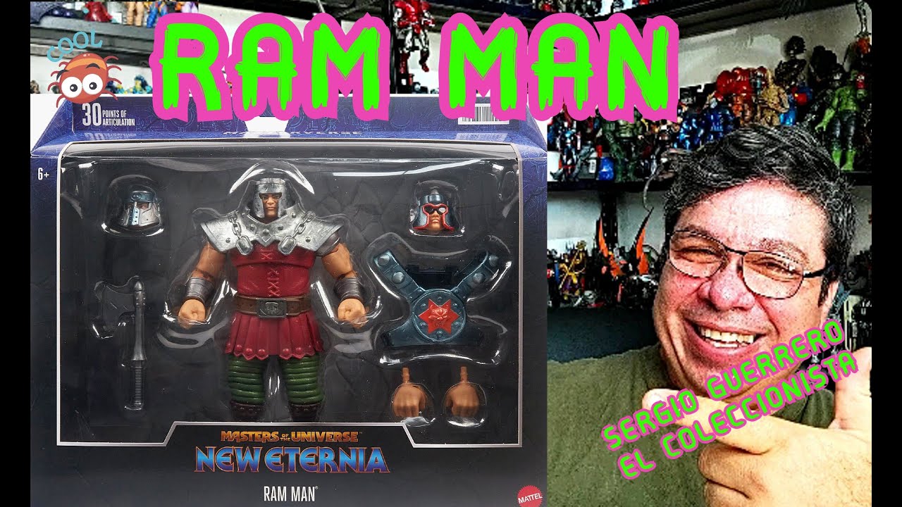 Ram-Man Masters of the Universe New Eternia Masterverse Deluxe sergio ...