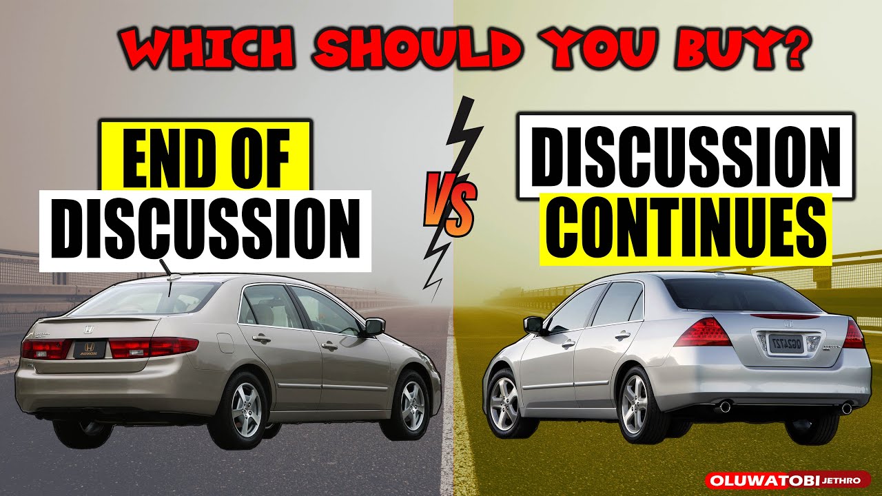 HONDA ACCORD WAR | END OF DISCUSSION (EOD) VS DISCUSSION CONTINUES (DC ...