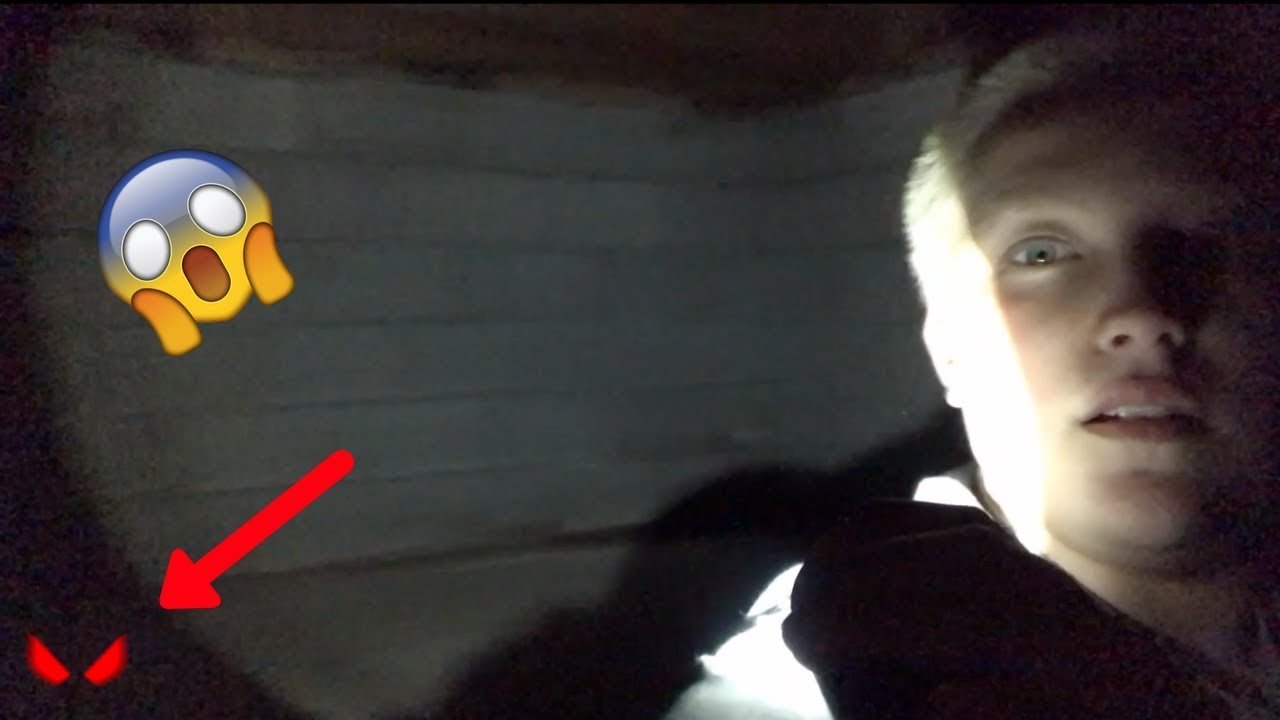 24-HOUR OVERNIGHT CHALLENGE IN HAUNTED CRAWL SPACE **creepy** - YouTube