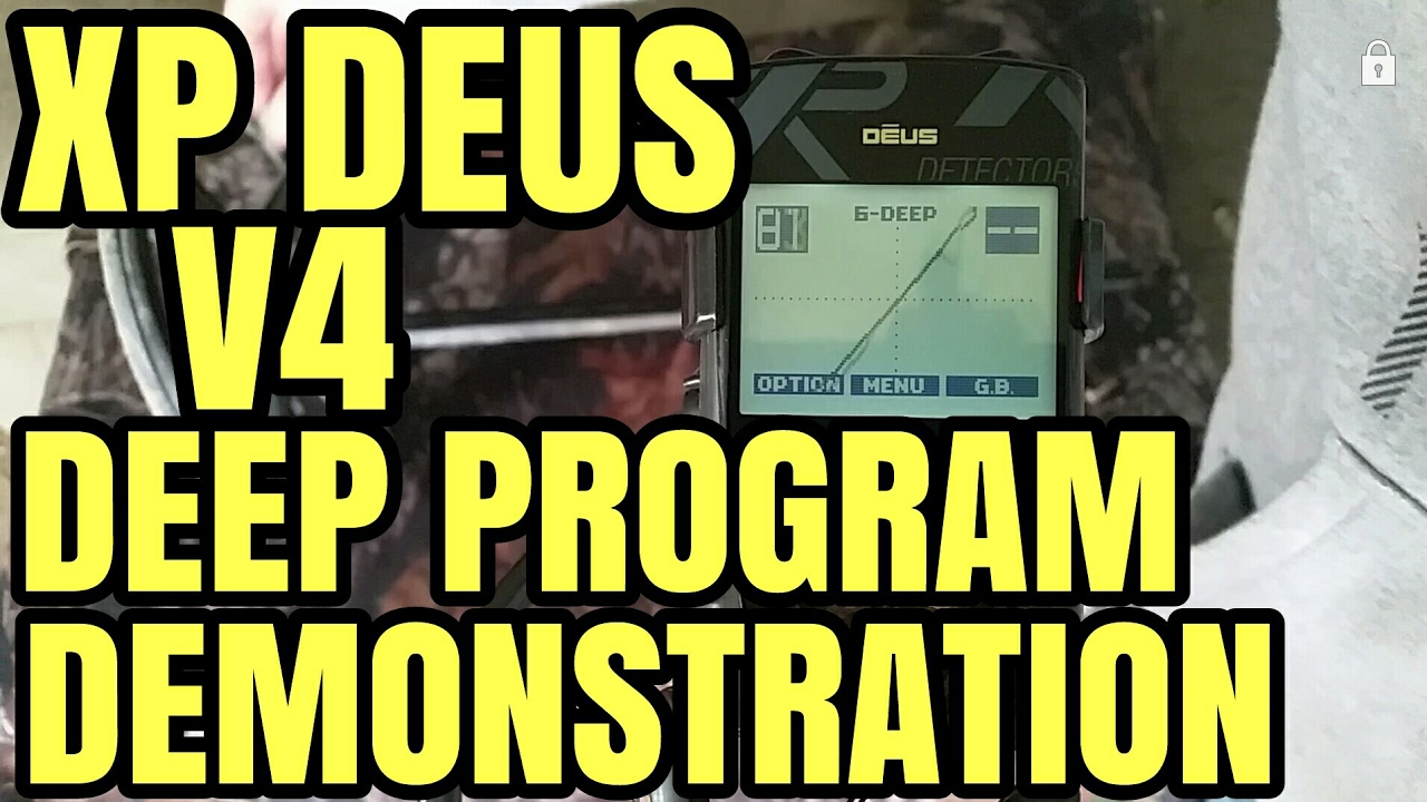 XP Deus Deep Program - YouTube