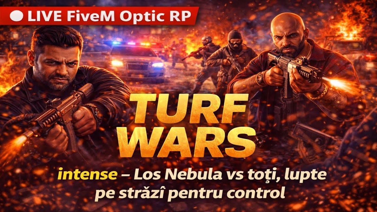 🔴LIVE FiveM Optic RP|Turf Wars intense–Los Nebula vs toți,lupte pe ...
