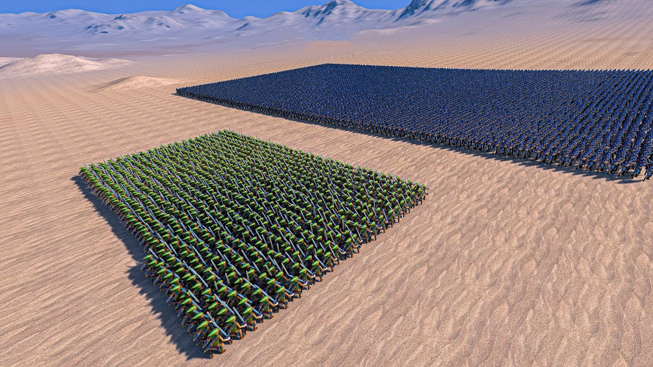 1000 LINK vs 15.000 HEAVY KNIGHTS - Ultimate Epic Battle Simulator UEBS ...