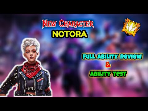 New Character || NOTORA || Character ability test 🔥🔥 - YouTube