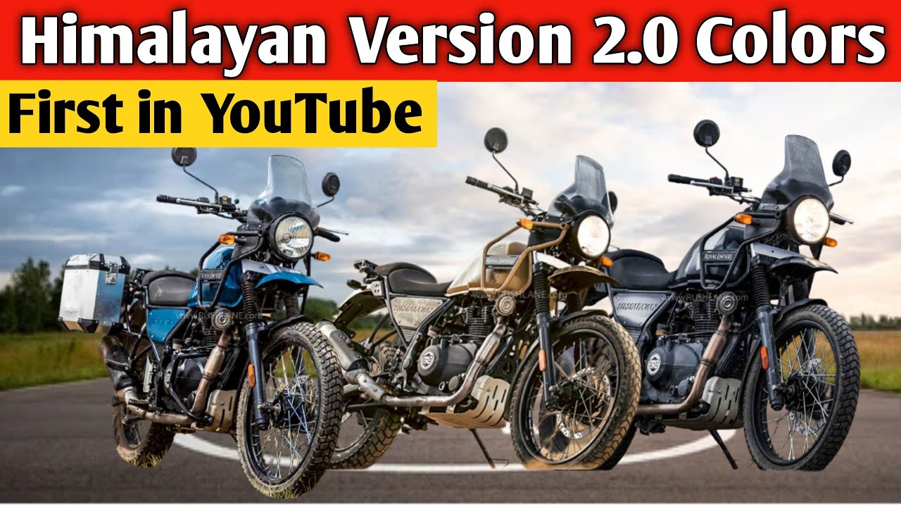 Himalayan new colors 2023 launch in India ( Version 2.0 💥 ) Himalayan ...