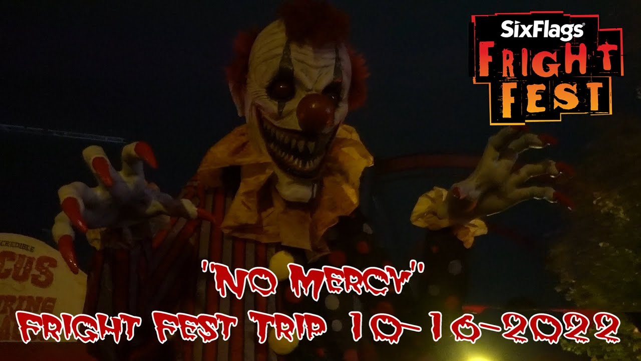Fright Fest Trip 10-16-2022 At Six Flags Great America - YouTube