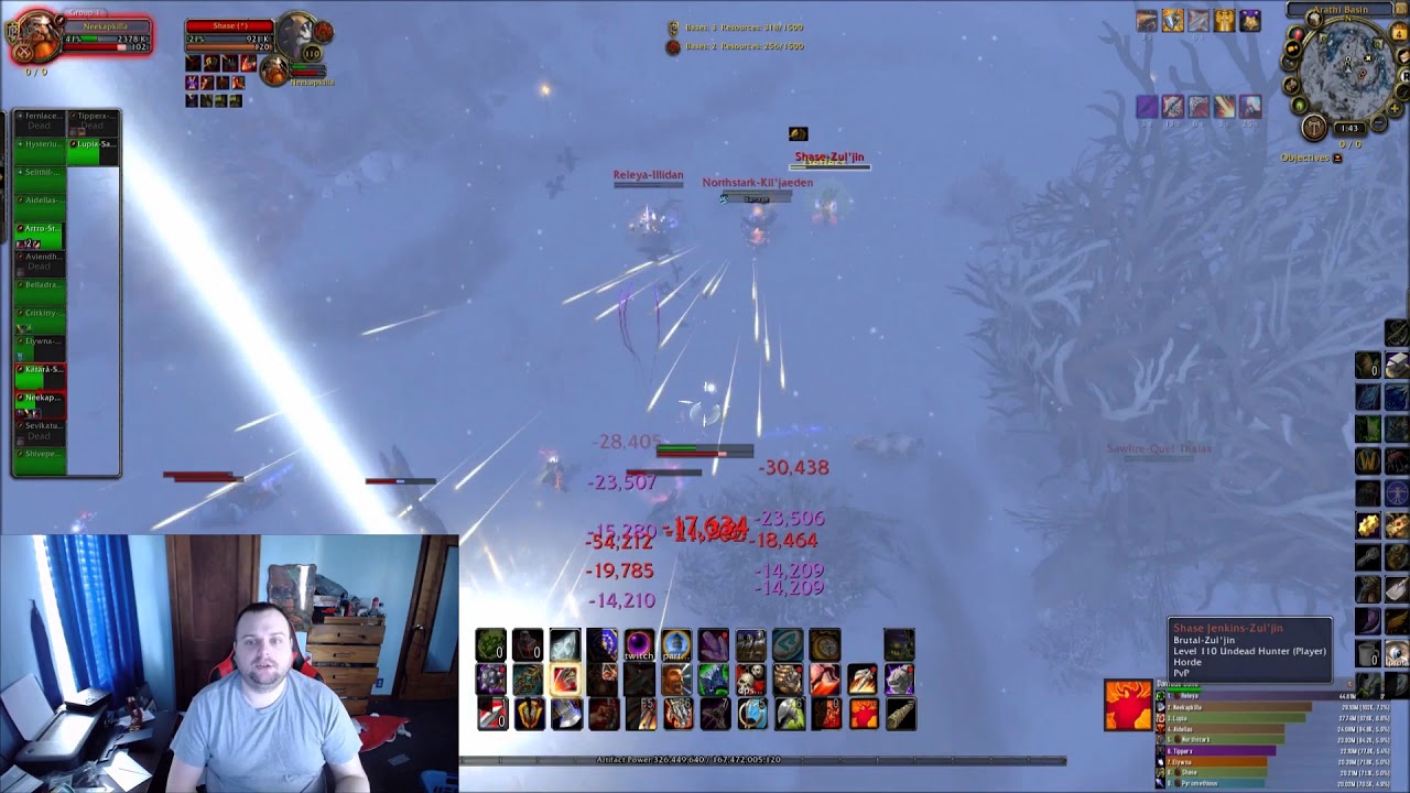 WoW-Legion-Battle for Azeroth-Arathi Blizzard-PVP BRAWL-Arms Warrior ...