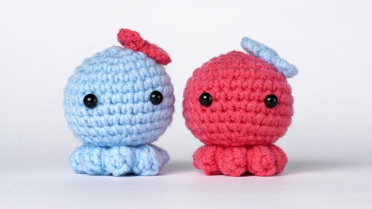 Octopus-2：How to crochet Octopus's tentacles？ - YouTube