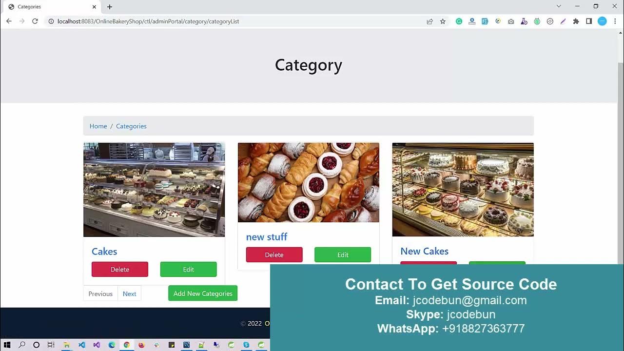 Online Bakery Shop project in java with source code and project report - YouTube