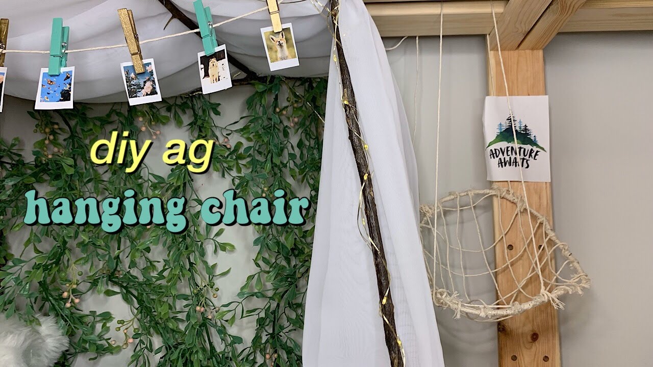 diy ag hanging chair - YouTube