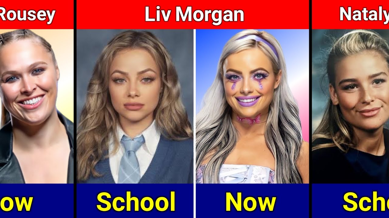 WWE Female Wrestlers Transformations High School vs Now - YouTube