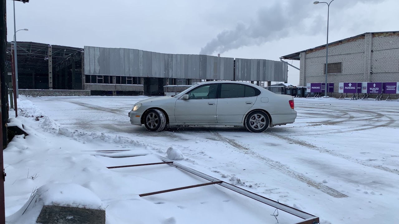 Lexus Gs 300 mk2, snow drift - YouTube
