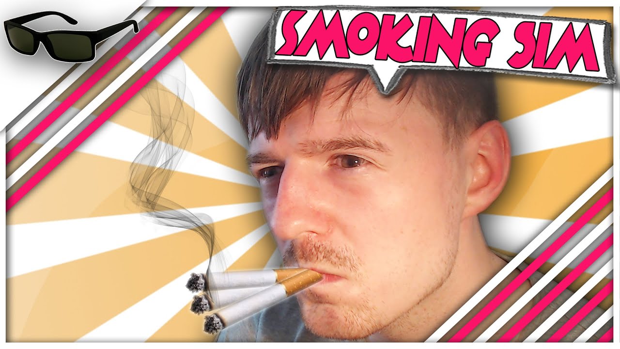 Smoking Simulator Funny Moments - "Stress Levels Over 9000!!!" - YouTube