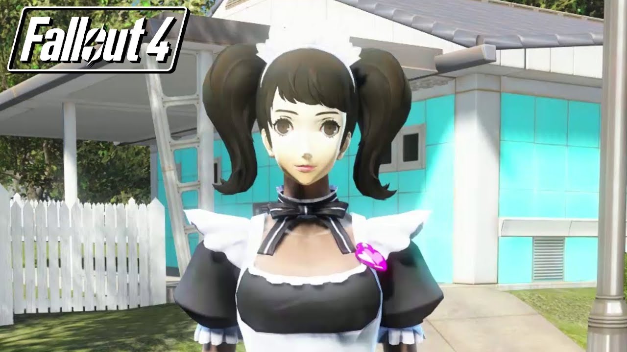 Persona 5 Becky (Sadayo Kawakami) Armor in Fallout 4 - YouTube