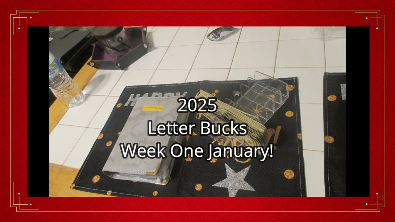 2025 Letter Bucks January! - YouTube