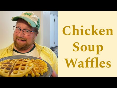 How to make Waffles using Cream of Chicken Soup? Soup Waffles recipe ...