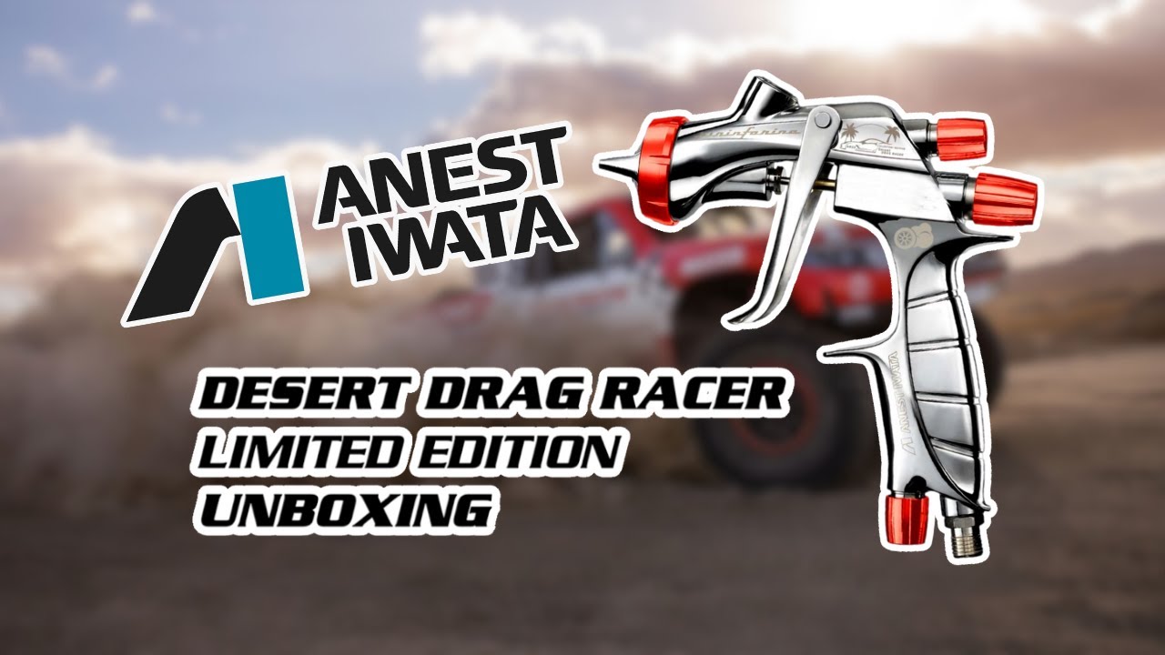 Unboxing Anest Iwata Desert Drag Racer Spray Gun - YouTube