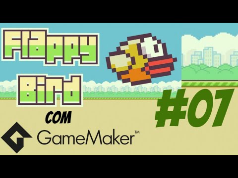 #07 - Flappy Bird no Game Maker - Menu Iniciar - YouTube