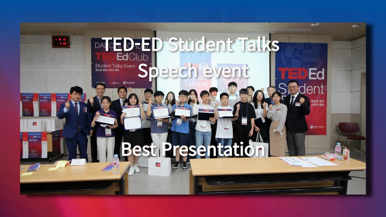 TED-ED Student Talks Speech Event "Winner Collection" - YouTube
