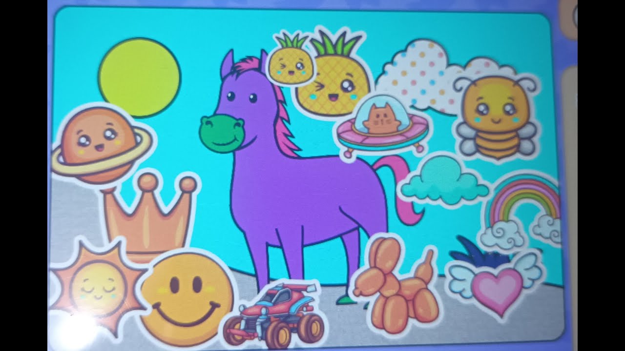 Mewarnai Kuda|| Drawing Horse||Mewarnai di Handpone - YouTube